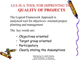 Lfa Logical Framework Analysis | PPT