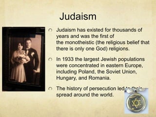 Exhibition SlideShow | PPTX | Judaism | Religion & Spirituality