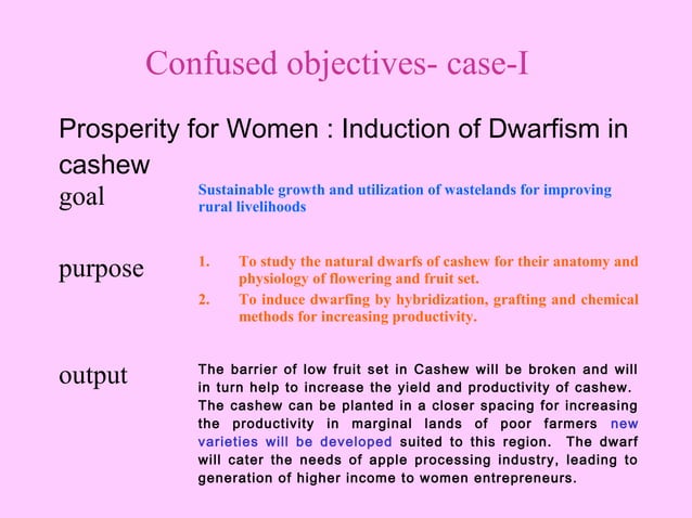 Project Logframe for planning and administration | PPT