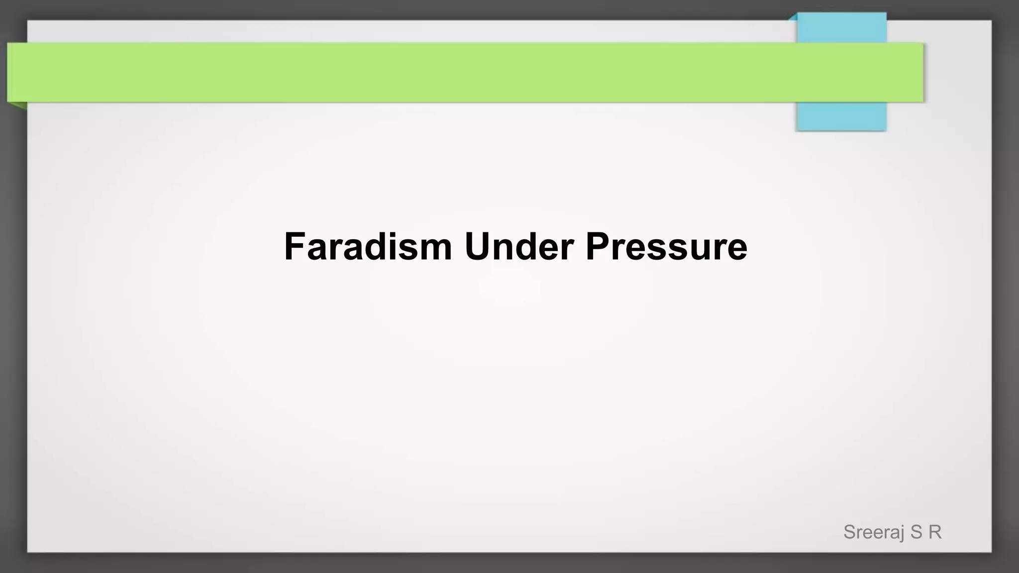 Faradic Foot Bath, Faradism Under Pressure, Faradism Under Tension ...
