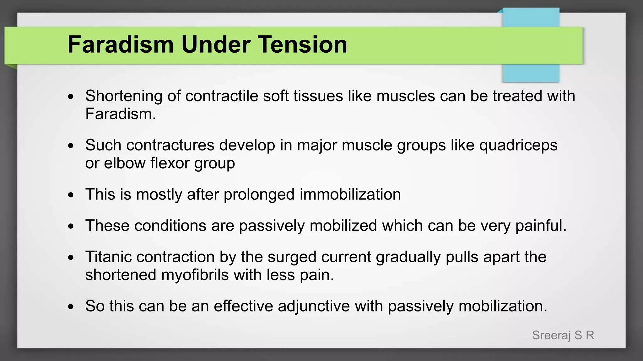 Faradic Foot Bath, Faradism Under Pressure, Faradism Under Tension ...