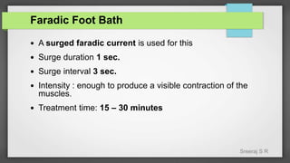 Faradic Foot Bath, Faradism Under Pressure, Faradism Under Tension ...