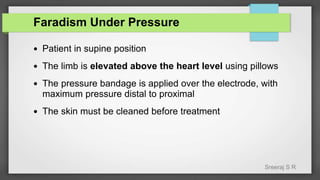 Faradic Foot Bath, Faradism Under Pressure, Faradism Under Tension ...