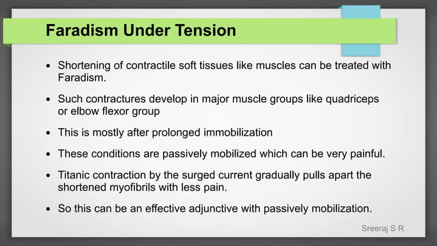 Faradic Foot Bath, Faradism Under Pressure, Faradism Under Tension ...