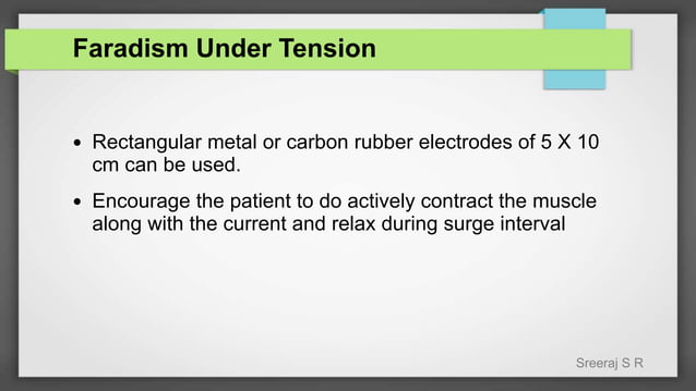 Faradic Foot Bath, Faradism Under Pressure, Faradism Under Tension ...