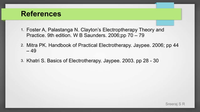 Faradic Foot Bath, Faradism Under Pressure, Faradism Under Tension ...