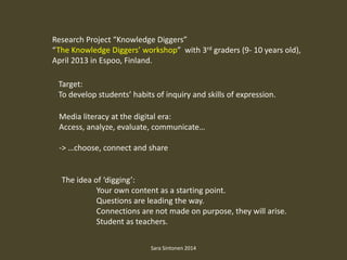Knowledge Diggers | PPTX | Education