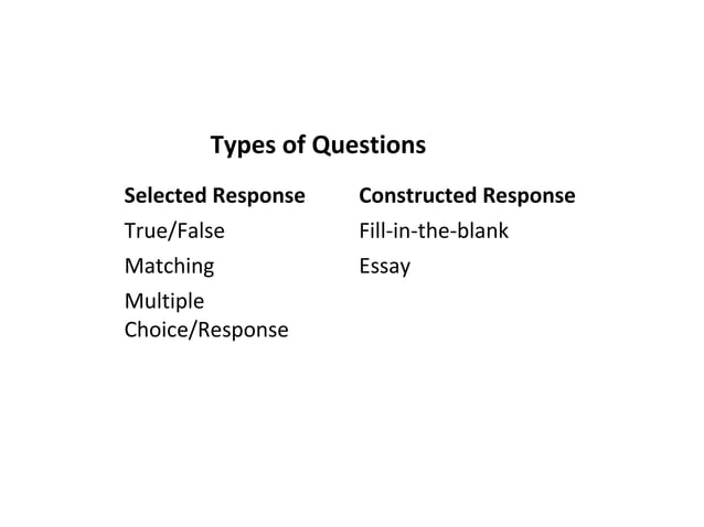 Writing Good Evaluation Questions | PPT