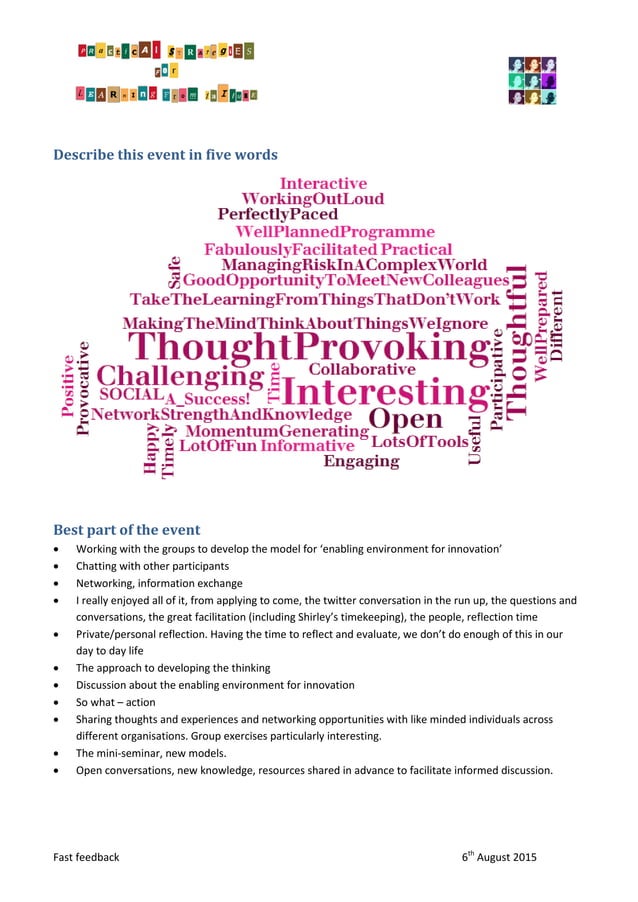 Practical Strategies for Learning from Failure - #LFFdigital Cardiff ...