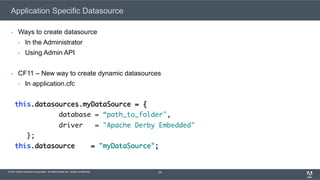 Language enhancements in cold fusion 11 | PPT