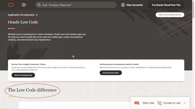 Oracle Low Code Lowdown: APEX vs VBCS | PDF | Web Development | Internet
