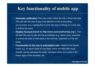 GEO-MAHA: mobile and web platform for hazard notification and ...