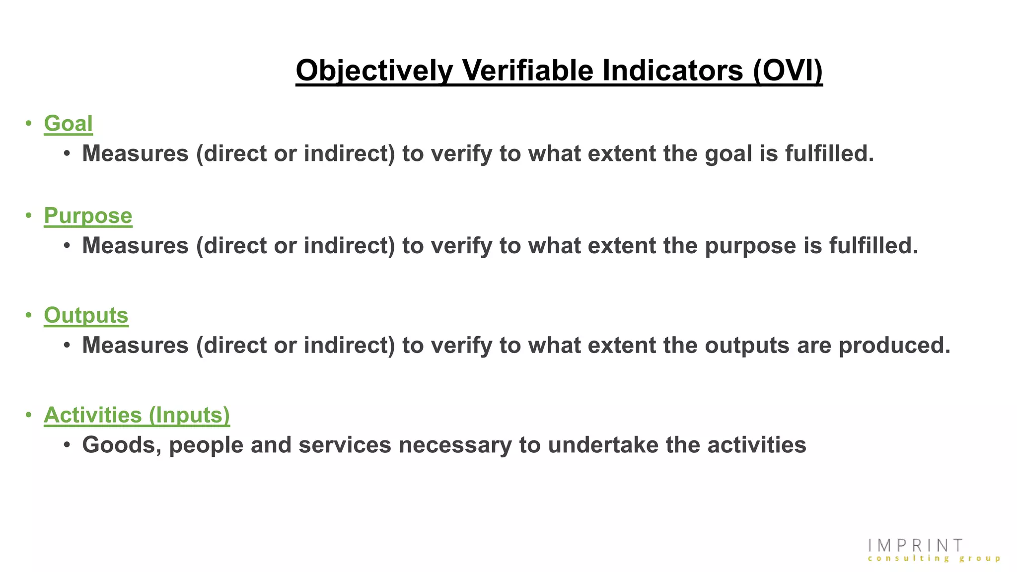 The logical framework matrix approach (LFMA) | PDF
