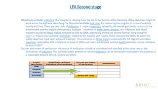The logical framework matrix approach (LFMA) | PDF