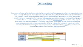 The logical framework matrix approach (LFMA) | PDF