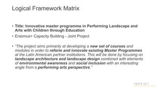 The logical framework matrix approach (LFMA) | PDF