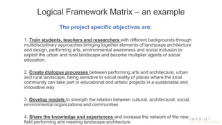 The logical framework matrix approach (LFMA) | PDF | Business ...