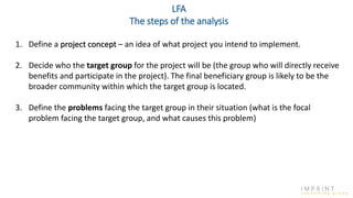 The logical framework matrix approach (LFMA) | PDF