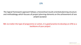 The logical framework matrix approach (LFMA) | PDF