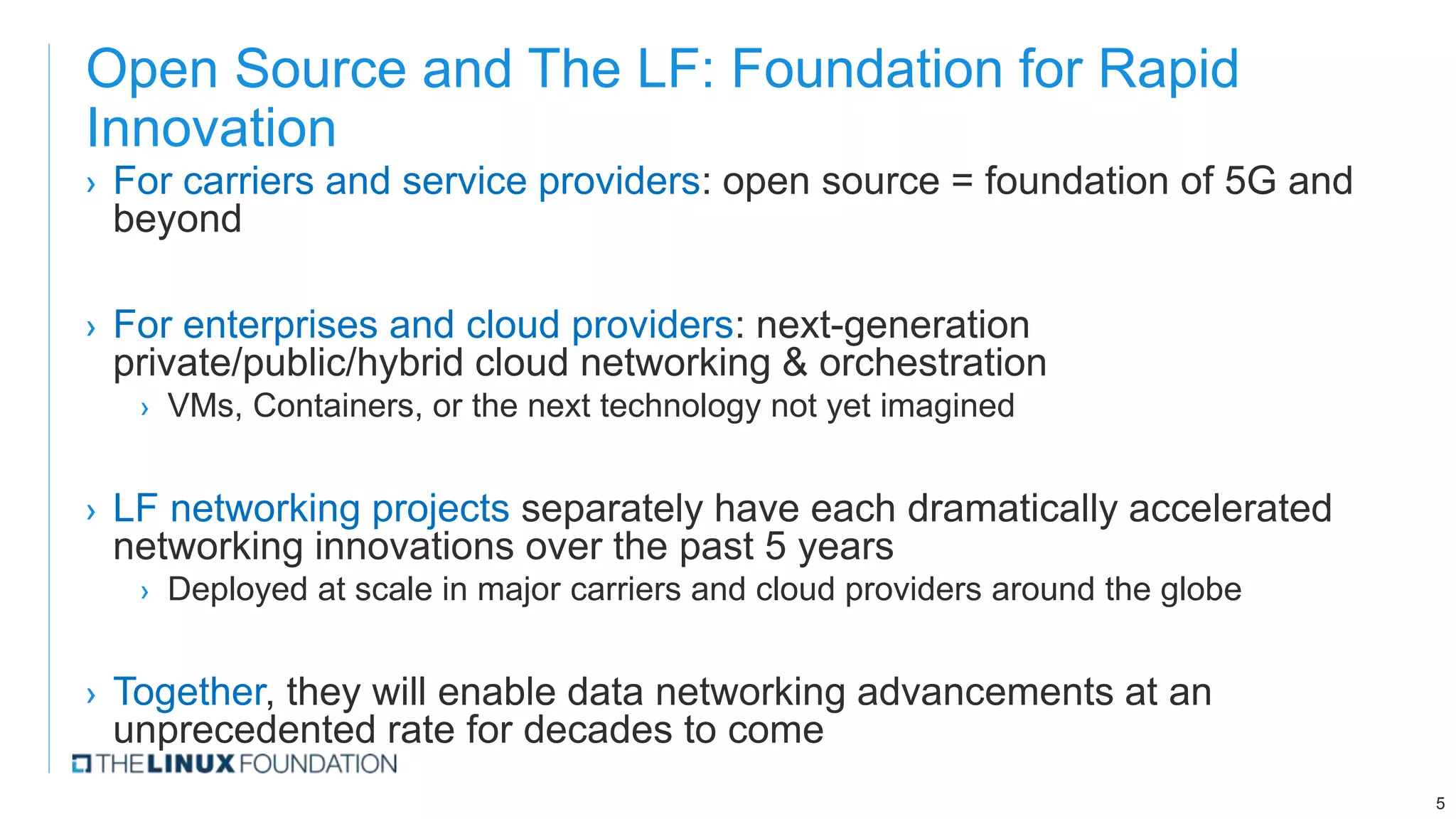 LF Networking Overview | PPT