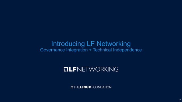 LF Networking Overview | PPT
