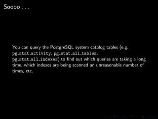 pg_proctab: Accessing System Stats in PostgreSQL | PDF