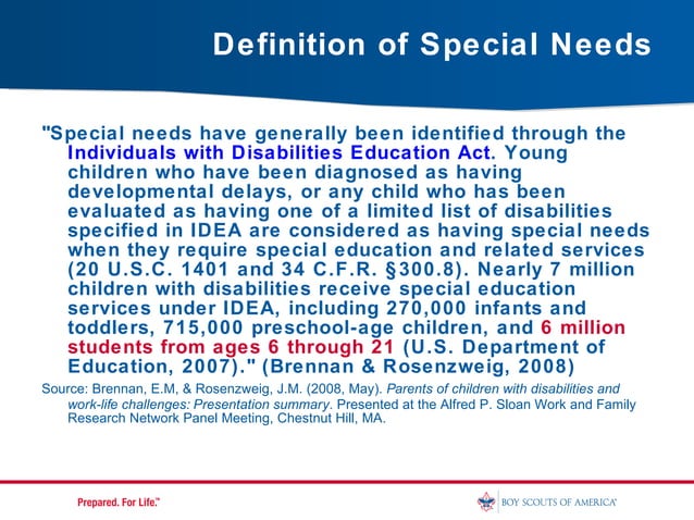 Part 1 Scouting For Youth With Disabilities | PPT