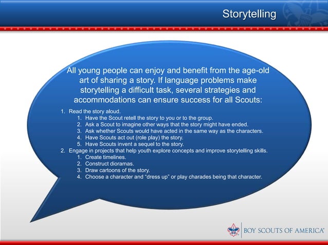 Part 2 Scouting For Youth With Disabilities | PPT