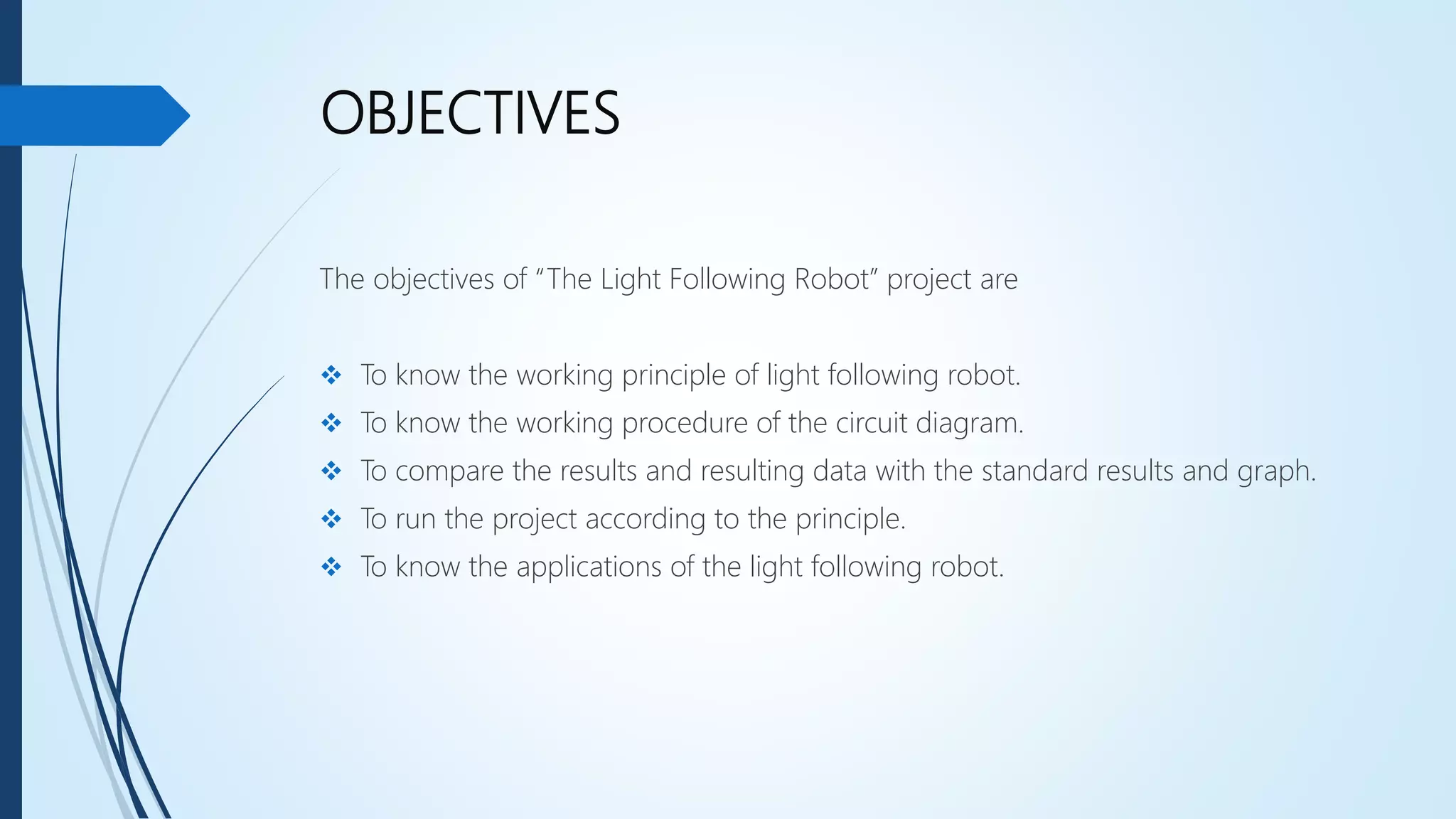 Light Following Robot | PPTX