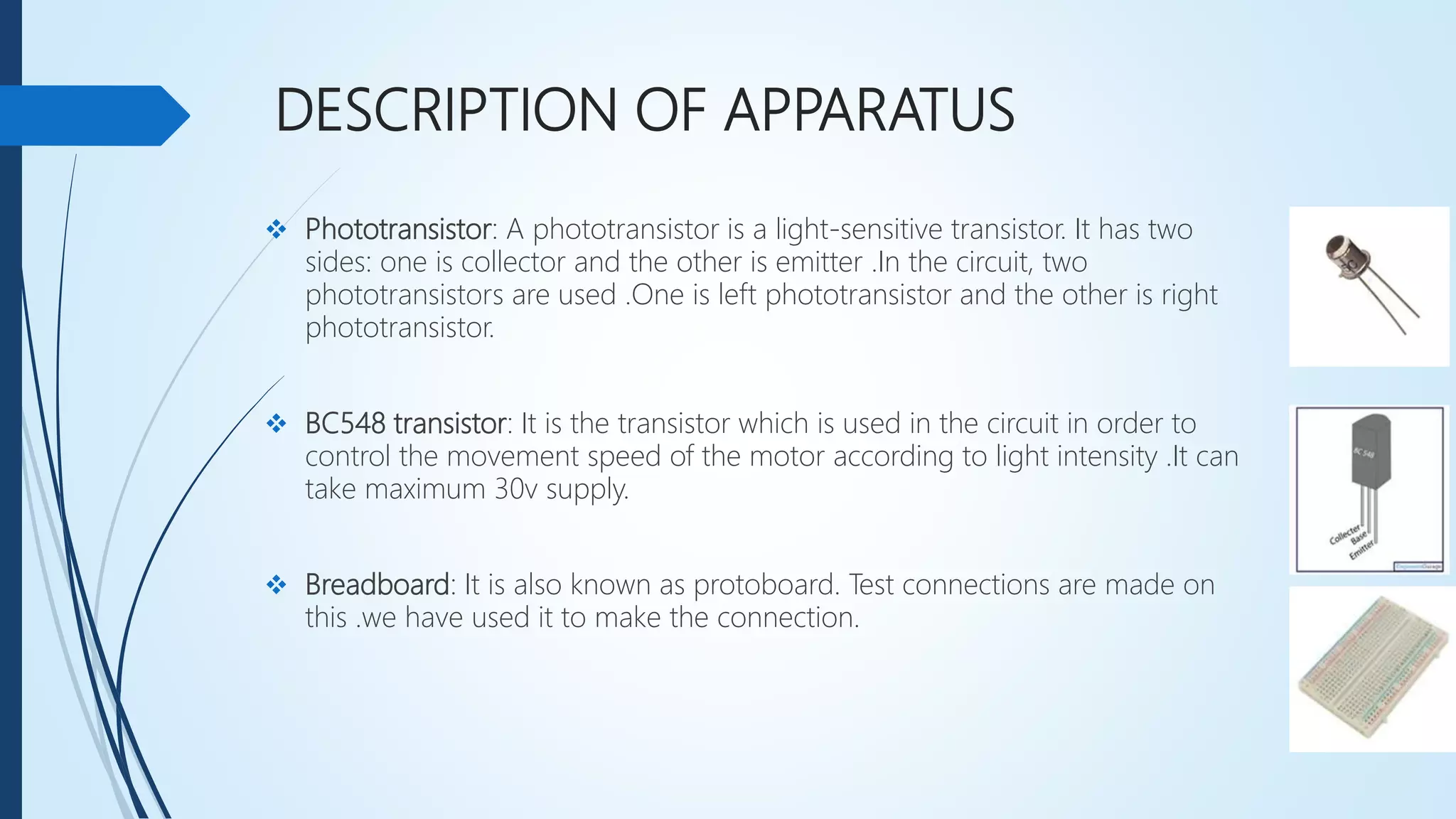 Light Following Robot | PPTX