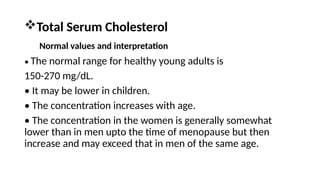 Presentation on lipid profile tests.pptx