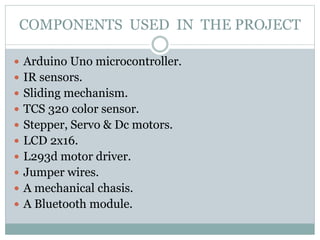 Lfr based inventory contol using forklift | PPTX | Robotics ...