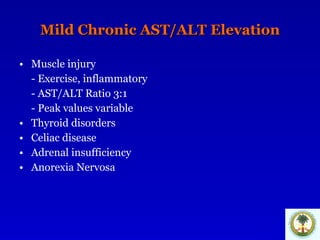 Approach to the patient with abnormal LFTs | PPT