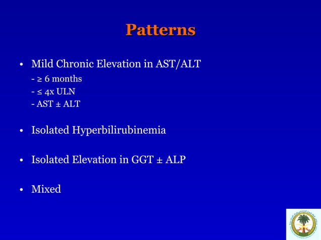 Approach to the patient with abnormal LFTs