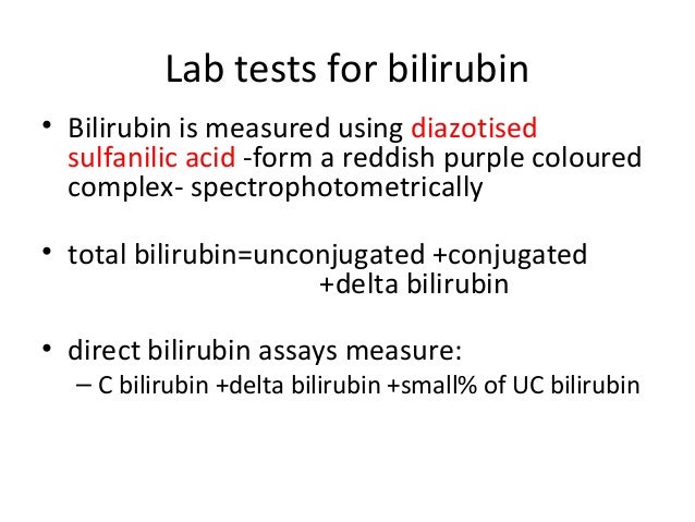 Fractionated Bilirubin