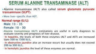 Liver function test (LFT) | PPTX