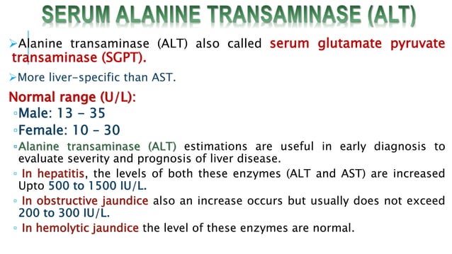Liver function test (LFT) | PPTX