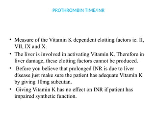 LFT liver function Laboratory report ppt | PPT