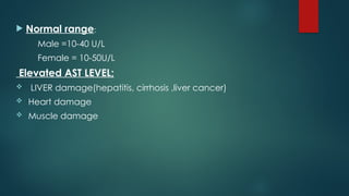 Liver function test is completly explained | PPT