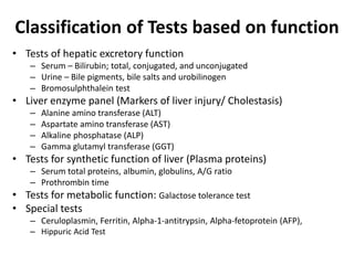 Liver Function Test | PPTX