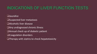 Liver function tests.pptx | PPTX