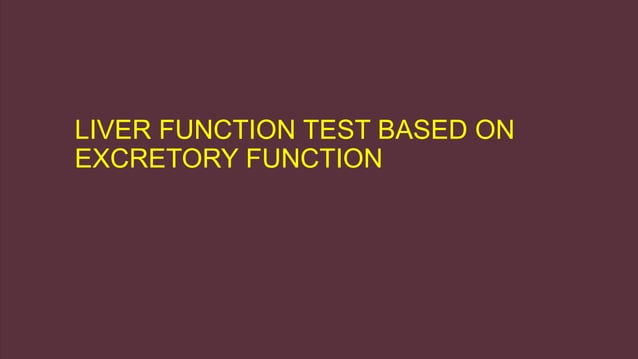 Liver function tests.pptx | PPTX