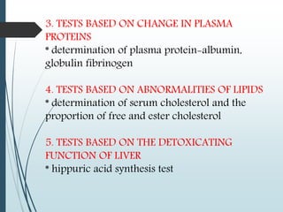 Liver function test | PPTX