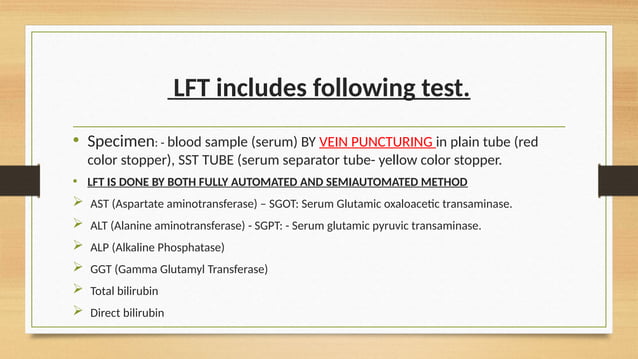 LFT (LIVER FUNCTION TEST),LIVER PANEL TEST.pptx