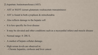 lft ppt and parameters of lft with fate of bilirubin.pptx