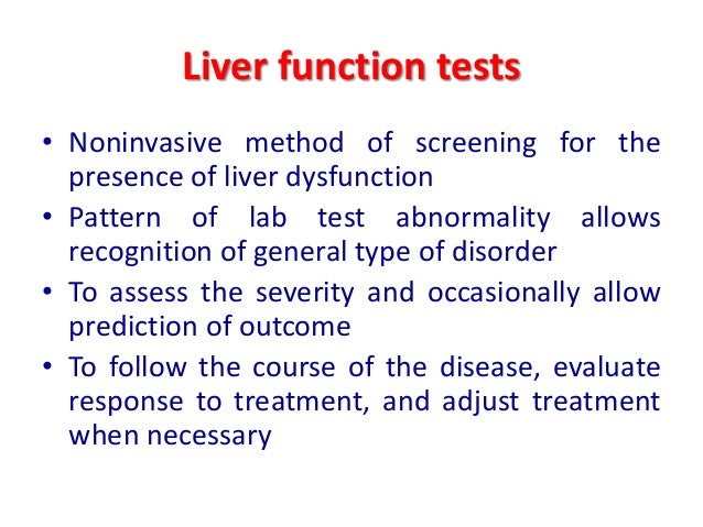 Liver Function Test