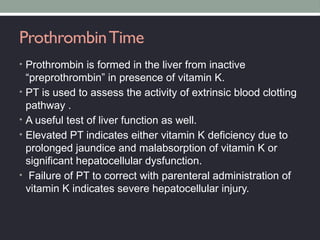 Liver function tests interpretation bilirubin metabolism | PPTX