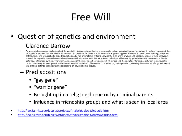 Libertarianism, Free Will & Determinism | PPT