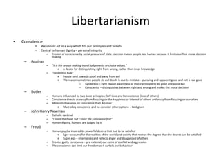 Libertarianism, Free Will & Determinism | PPTX