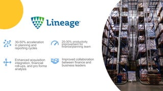 Lineage Logistics and Workday | PPTX